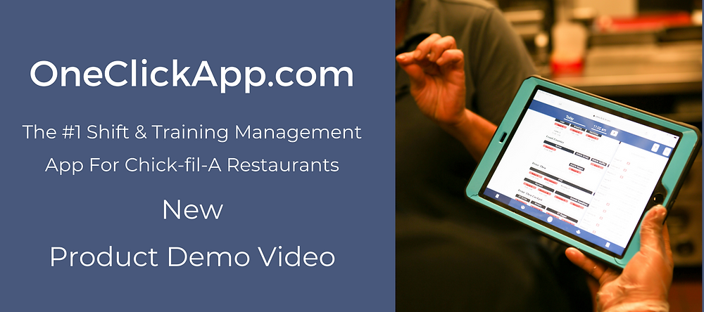OneClickApp - New Product Video Demo For Chick-Fil-A® Leaders